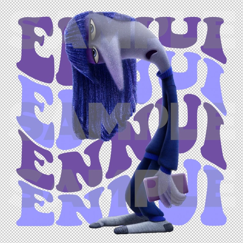 ENNUI Intensamente 2 Aburrimiento Inside Out 2 Emotions PNG PDF Digital ...