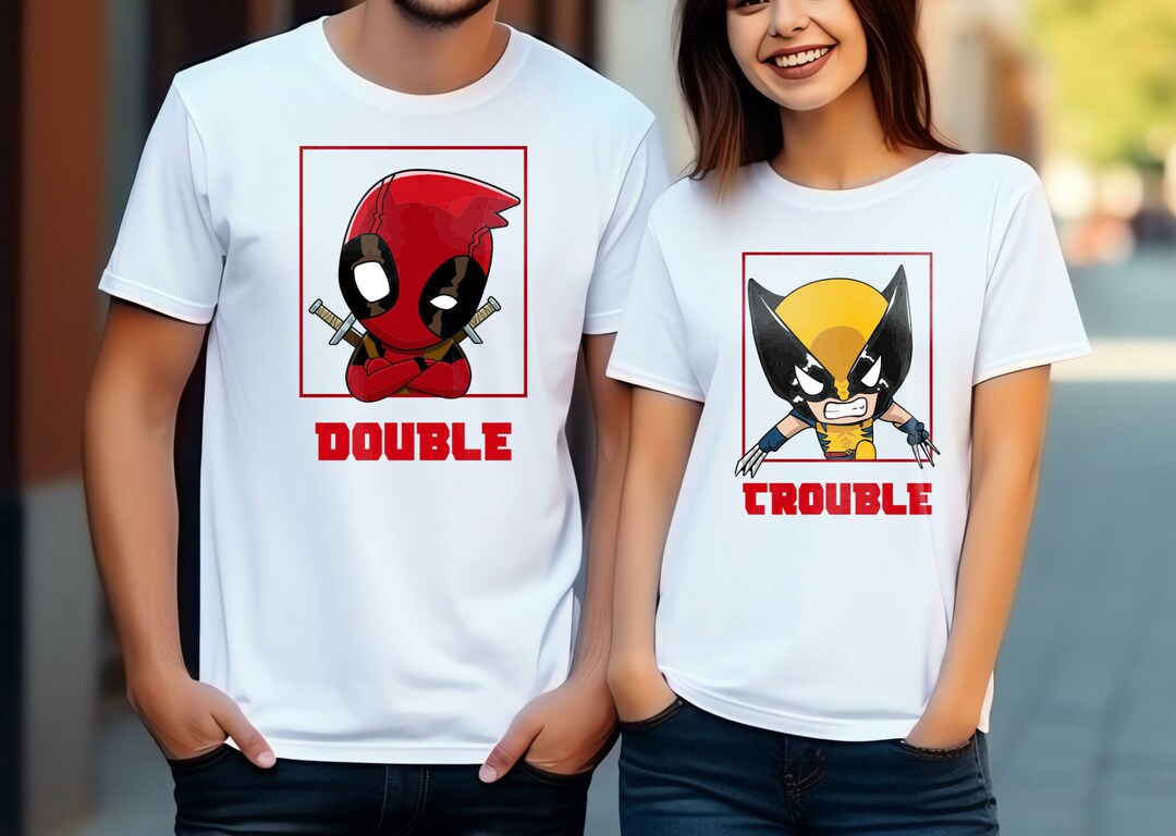 DEADPOOL WOLVERINE Six Pack Duo Couples PNG Camisetas Diseños Archivos ...