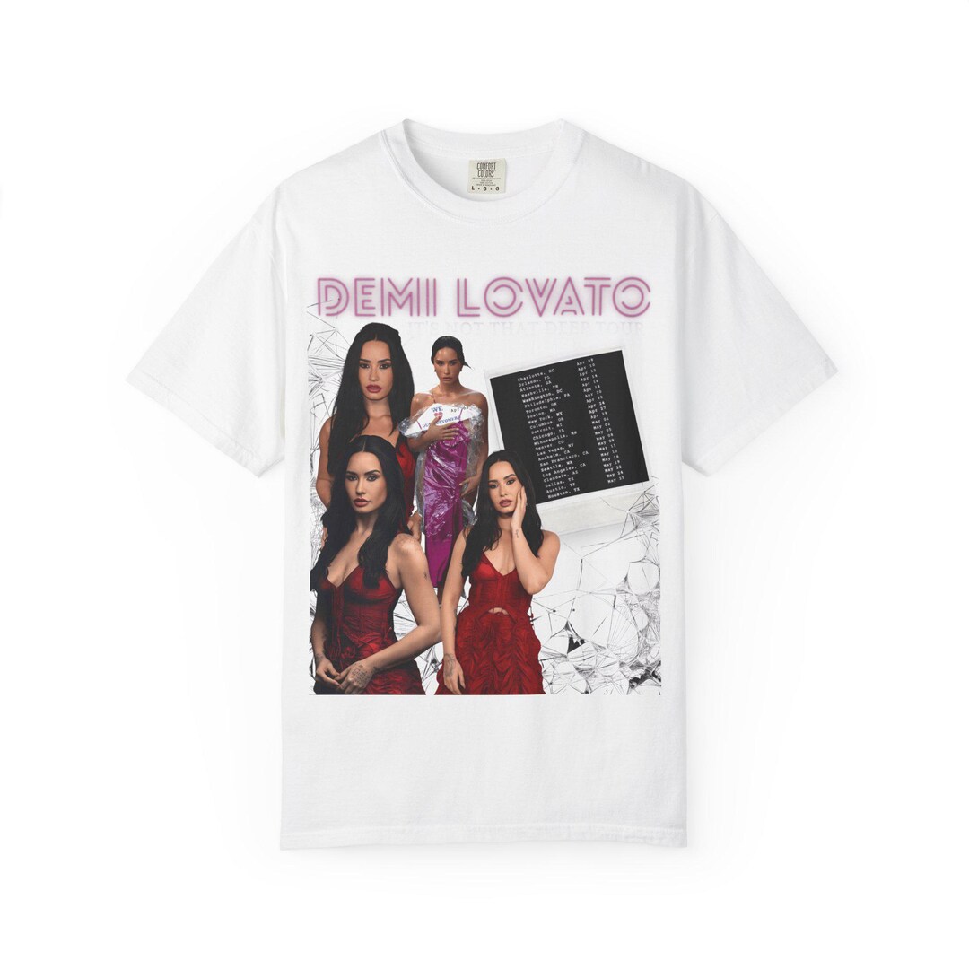Demi Lovato Tour T-shirt | Concert Tee, Music Tour Merch - Etsy