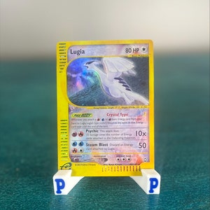Lugia Crystal Skyridge Holographic Pokemon Replica Card - Handmade ...