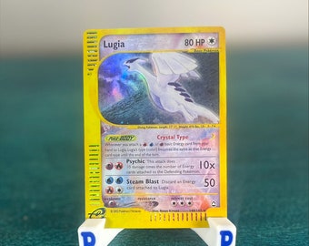 Lugia Crystal Skyridge Holographic Pokemon Replica Card Lugia Crystal Skyridge Holographic Pokemon Replica Card