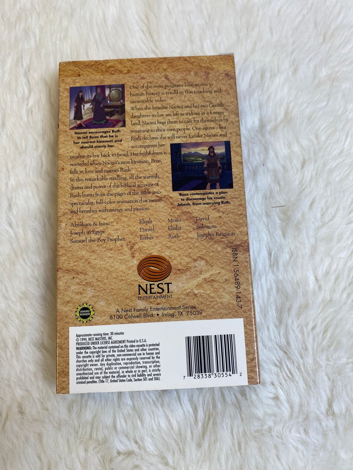 Opened Vhs the Animated Stories of the Bible With Coloring Book - Etsy