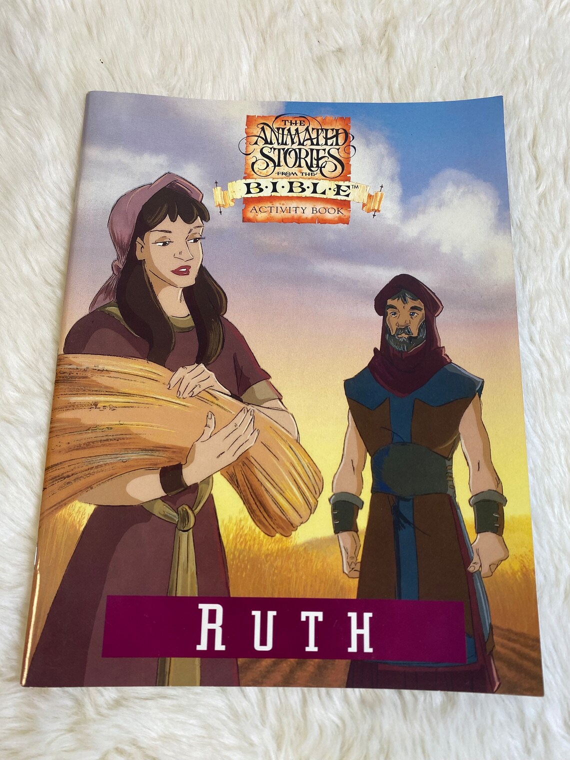 Opened Vhs the Animated Stories of the Bible With Coloring Book - Etsy