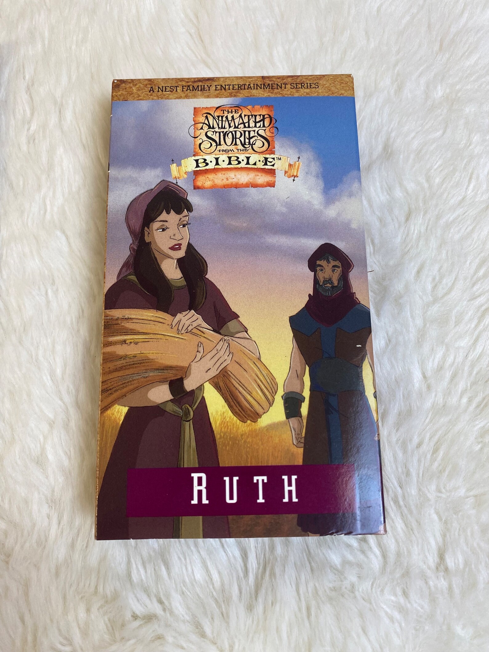 Opened Vhs the Animated Stories of the Bible With Coloring Book - Etsy