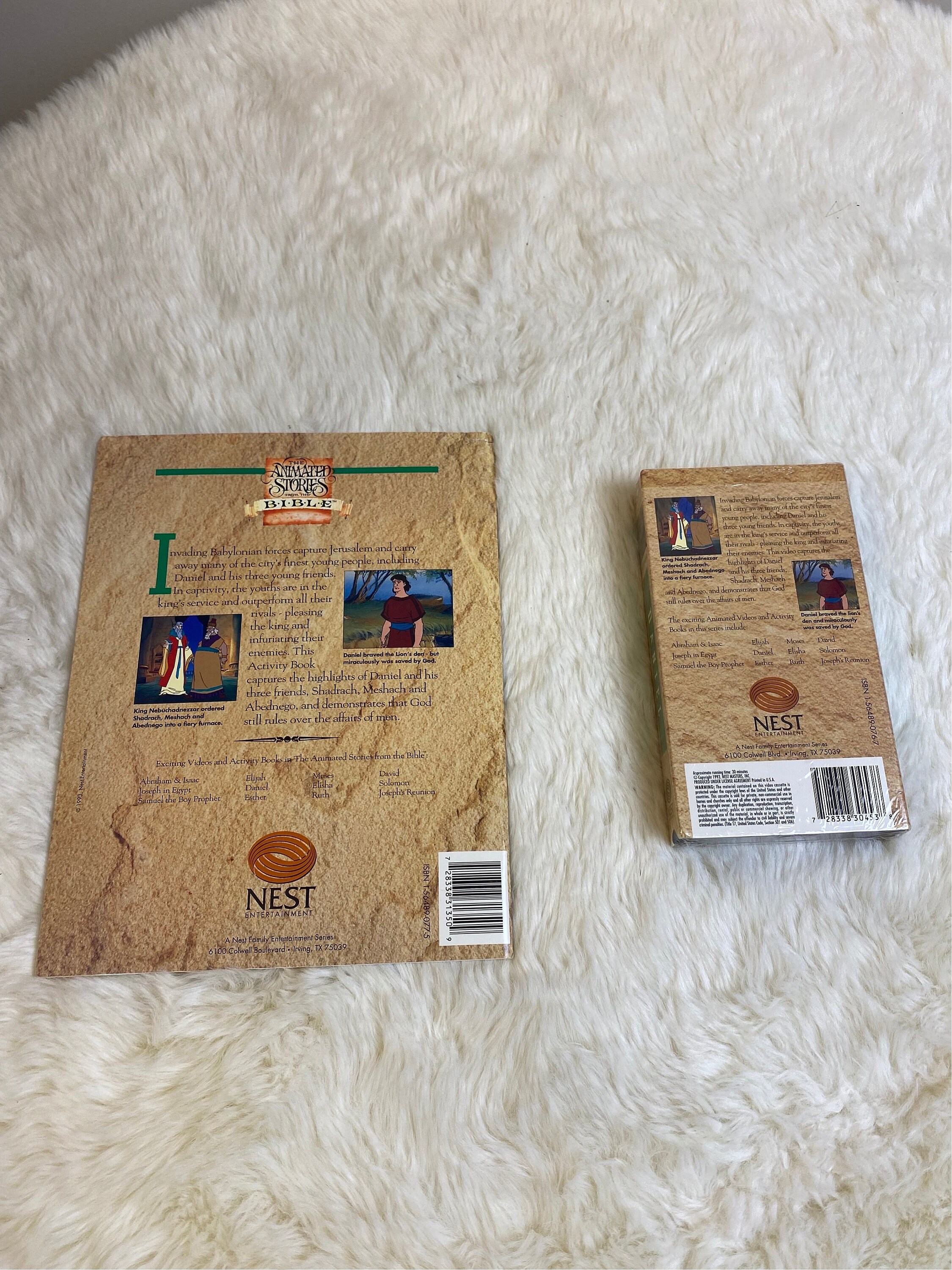 Sealed Vhs the Animated Stories of the Bible With Coloring Book - Etsy