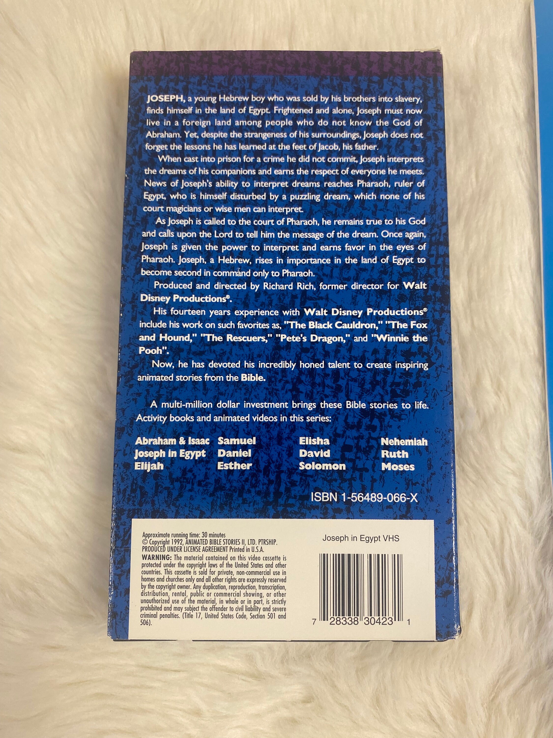 Opened Vhs the Animated Stories of the Bible With Coloring Book - Etsy
