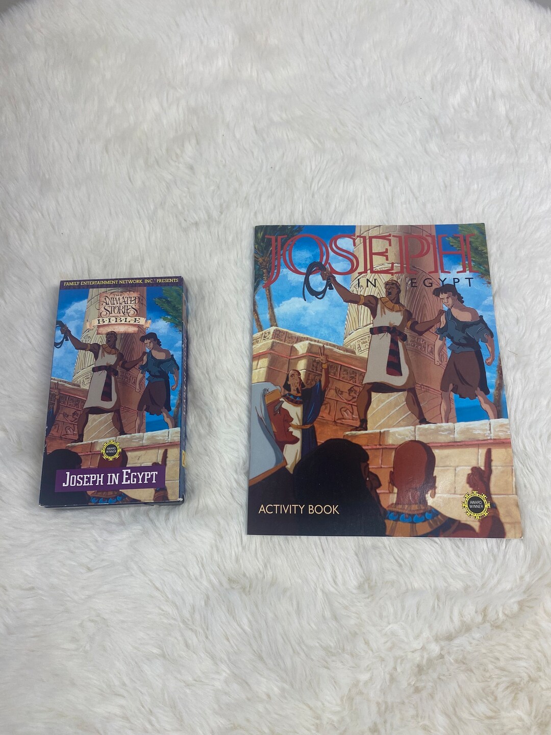 Opened Vhs the Animated Stories of the Bible With Coloring Book - Etsy