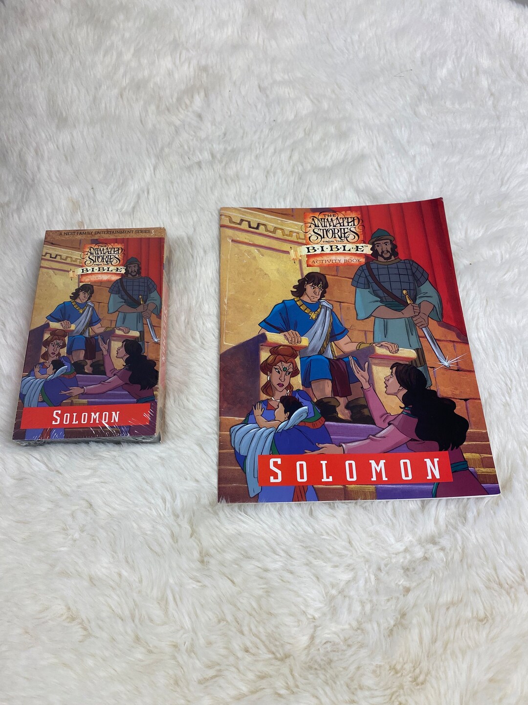 Sealed Vhs the Animated Stories of the Bible With Coloring Book - Etsy