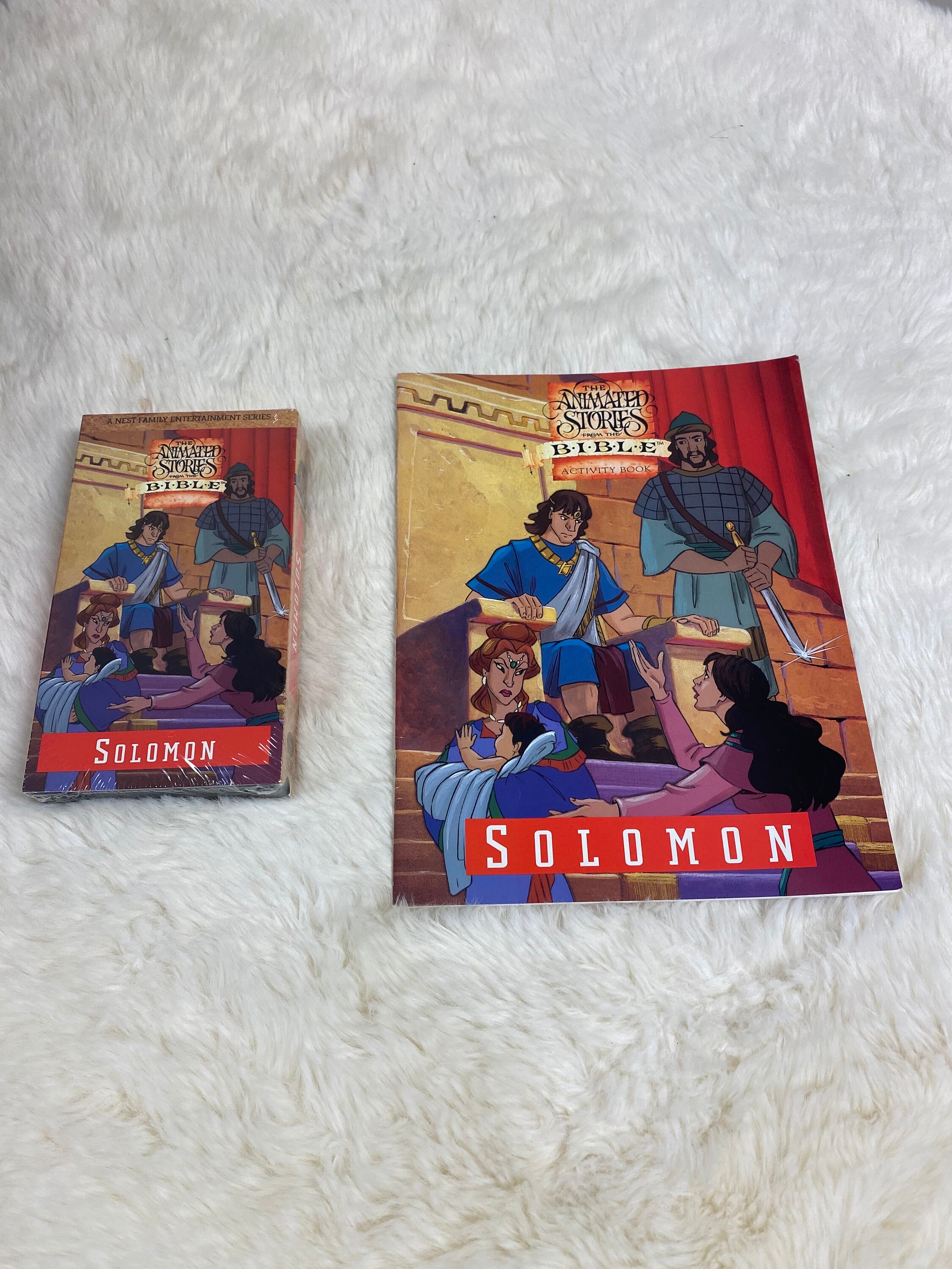 Sealed Vhs the Animated Stories of the Bible With Coloring Book - Etsy UK