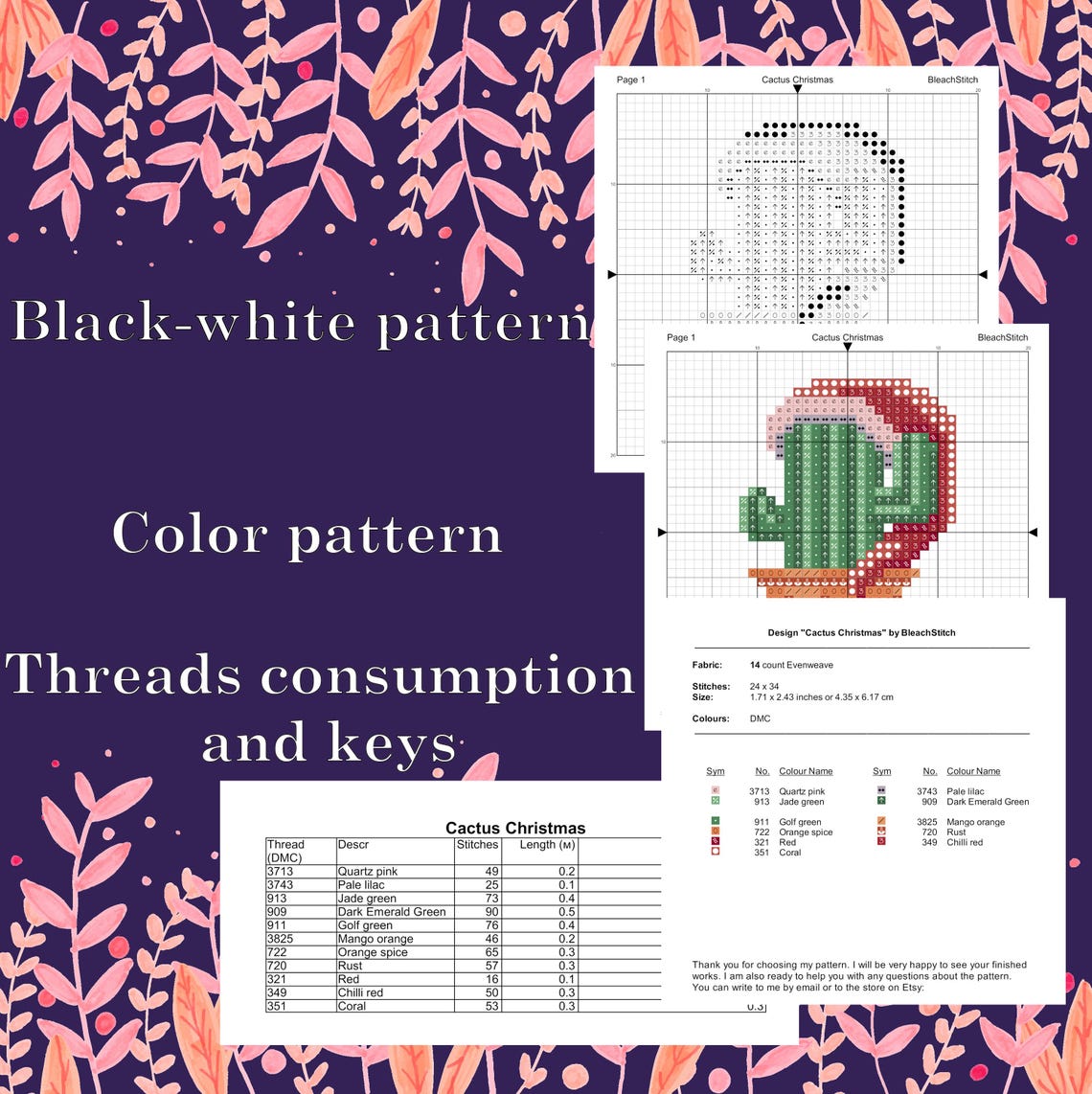 Bear Family Pattern PDF, Winter Bears Embroidery Design, Cozy Animal ...