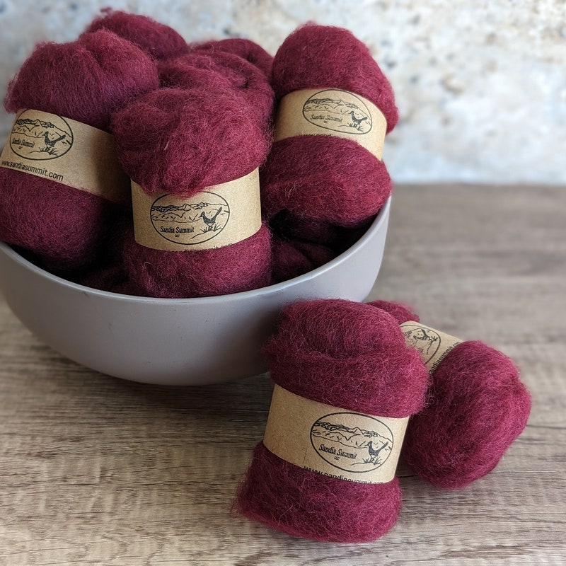 Dark Red Wool - Etsy