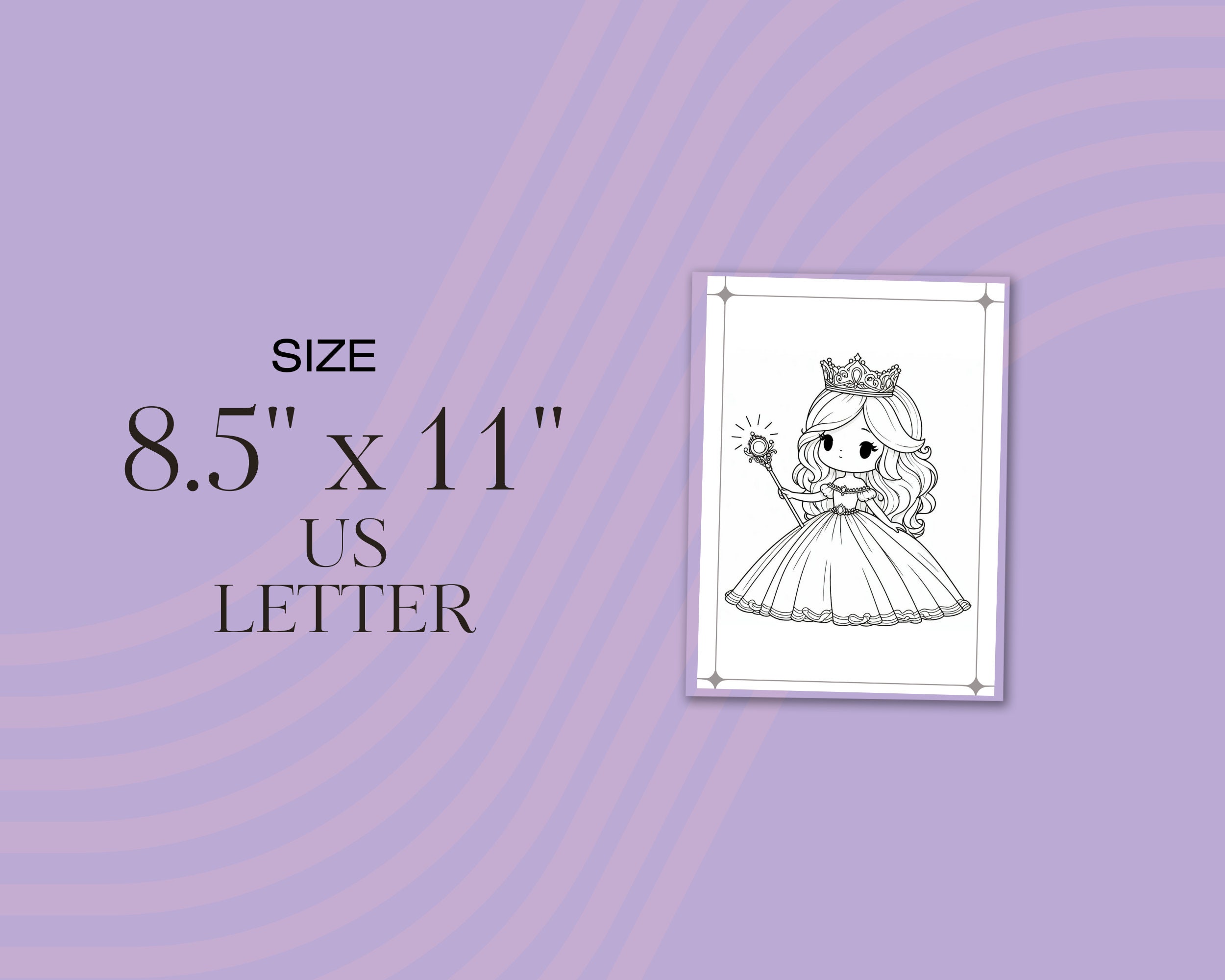 Princess Coloring Pages for Creative Kids Printable PDF Children's ...