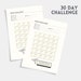 30 Day Challenge Tracker Printable, 30 Days Goal Tracker, Habit Forming ...
