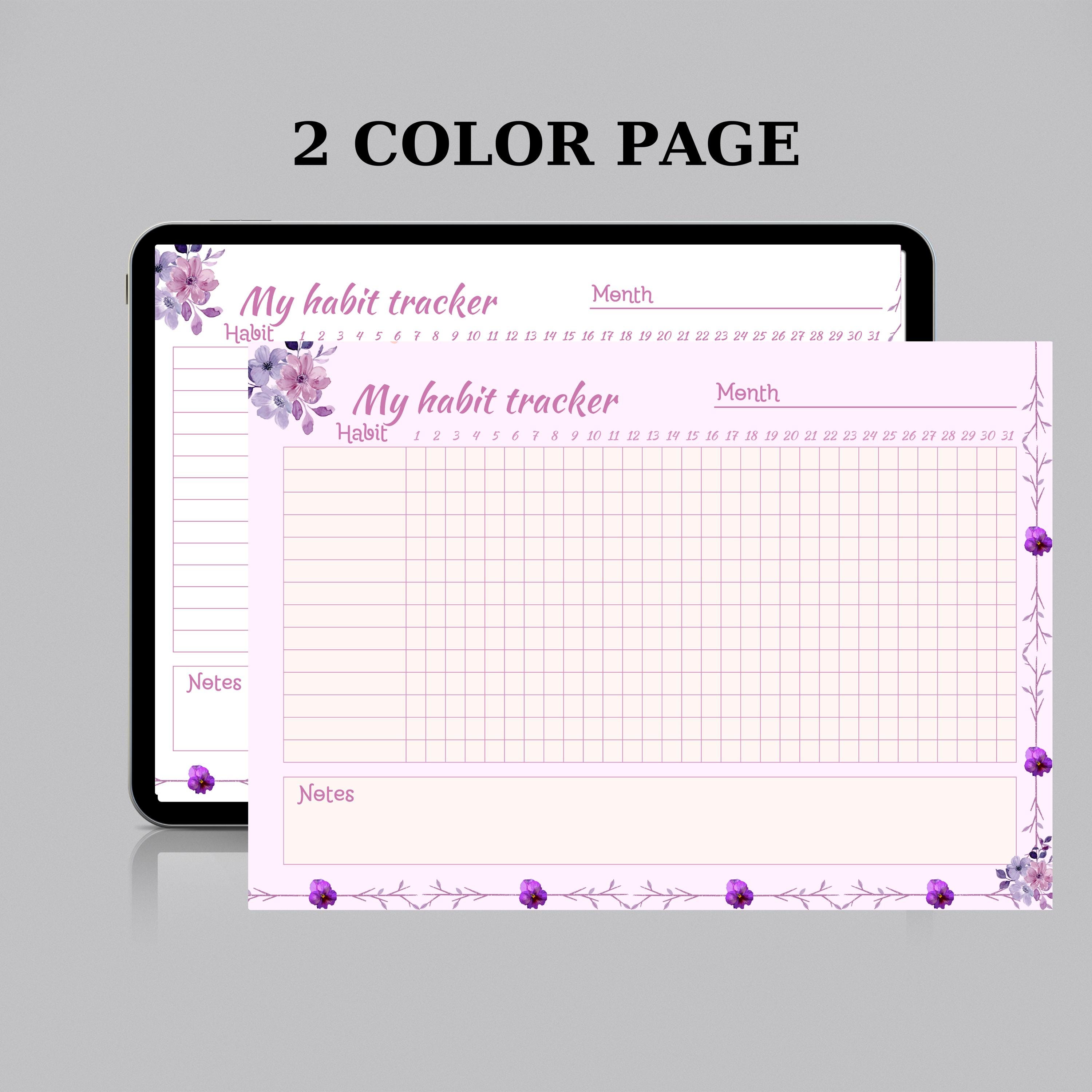 Habıt Tracker PRINTABLE Journal Page Hobby Tracker Hobby Journal Fun ...