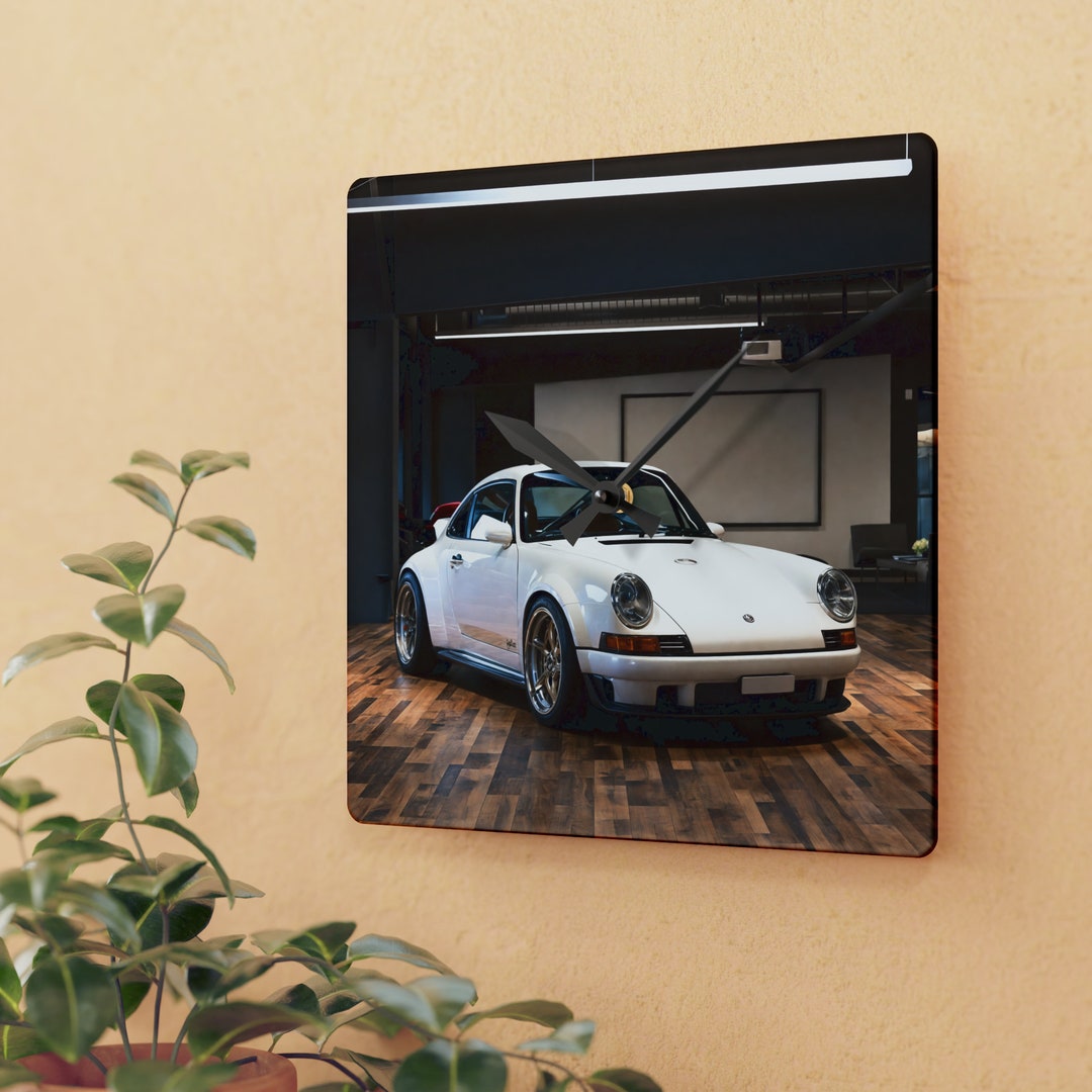 Singer Porsche DLS Acrylic Clock - Etsy