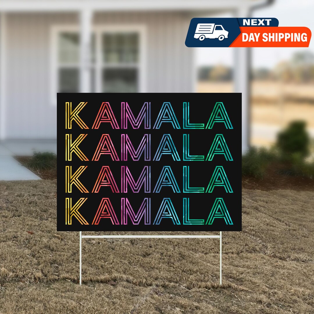 Kamala Yard Sign, Kamala 2024 Yard Sign, Election Sign, Vote Kamala ...