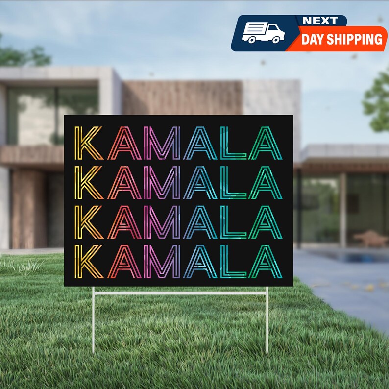 Kamala Yard Sign, Kamala 2024 Yard Sign, Election Sign, Vote Kamala ...