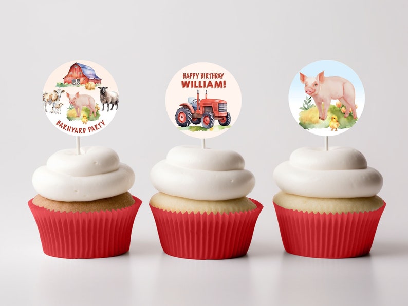 Farm Water Bottle Labels Farm Birthday Bottle Labels Farm Animals Water ...