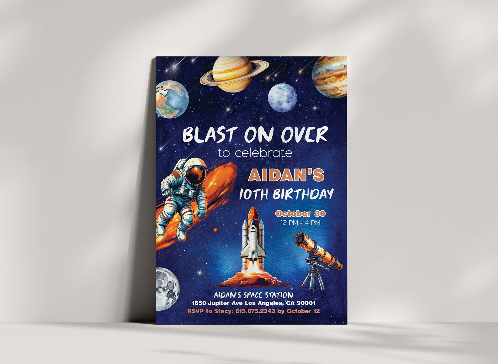 Outer Space Template Bundle Space Birthday Templates Space Templates ...