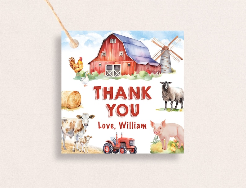 Farm Water Bottle Labels Farm Birthday Bottle Labels Farm Animals Water ...