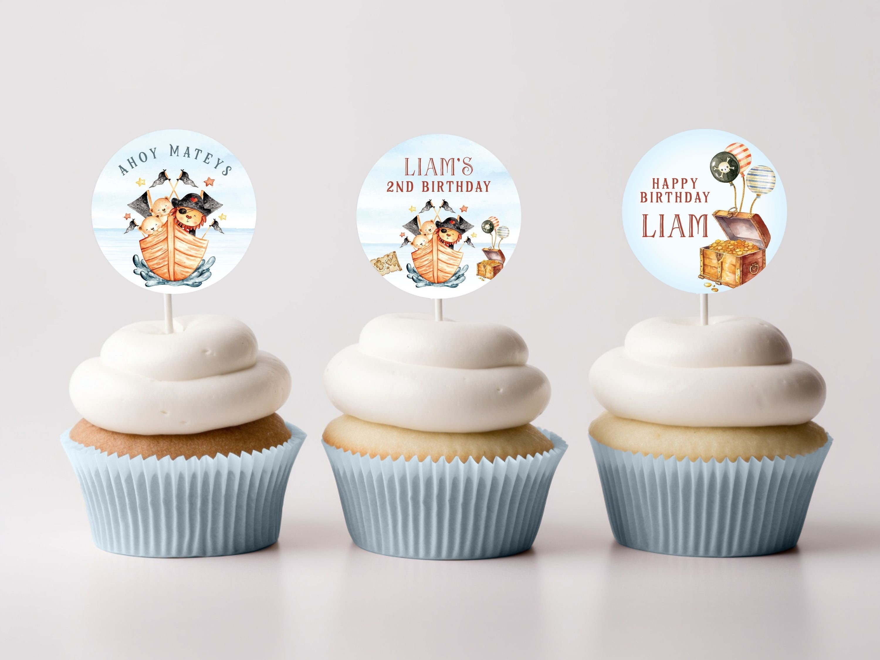 Pirate Birthday Water Bottle Labels Pirates Bottle Labels Baby Birthday ...