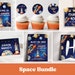 Outer Space Template Bundle Space Birthday Templates Space Templates ...