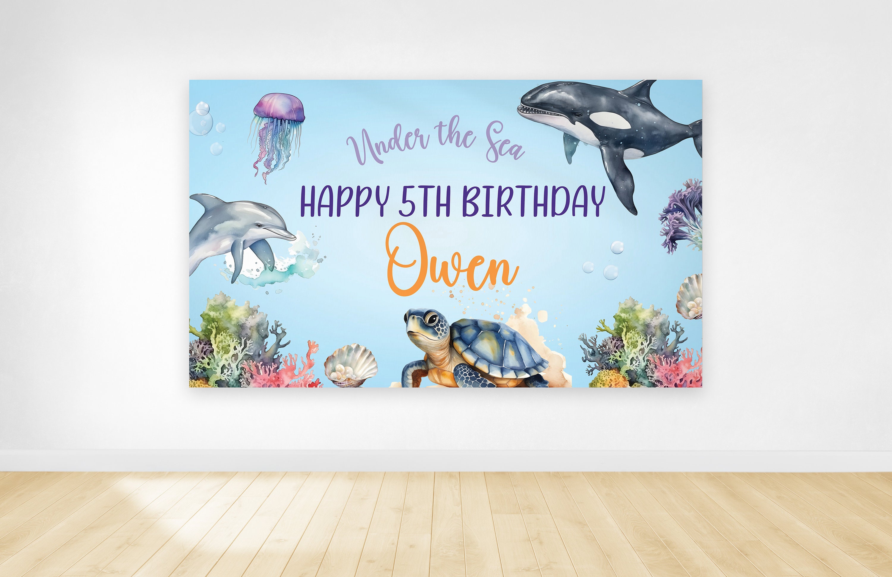 Under the Sea Welcome Sign Under the Sea Greeting Sign Under the Sea ...