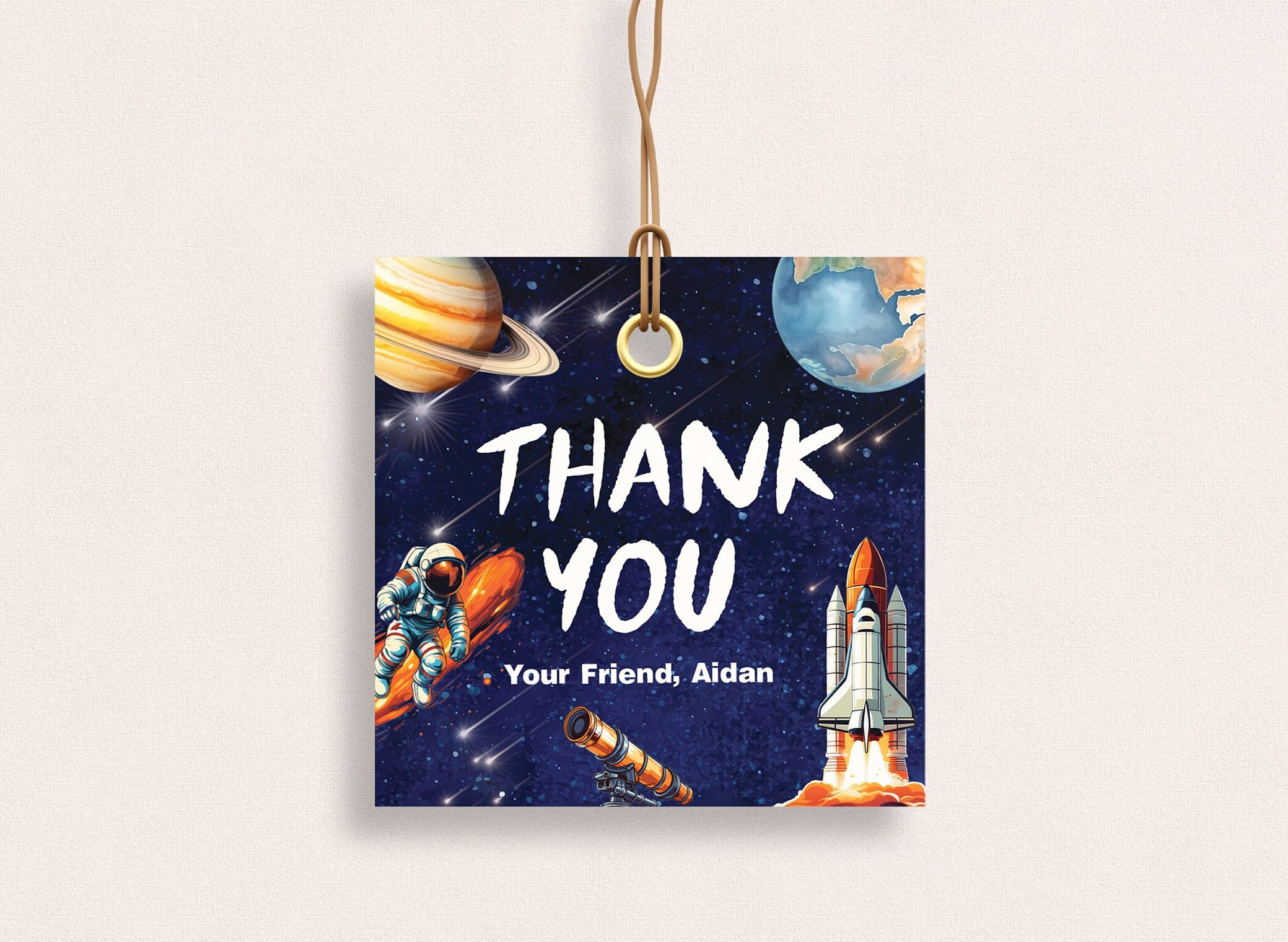 Outer Space Invitation Birthday Template Space and Planets Invitation ...