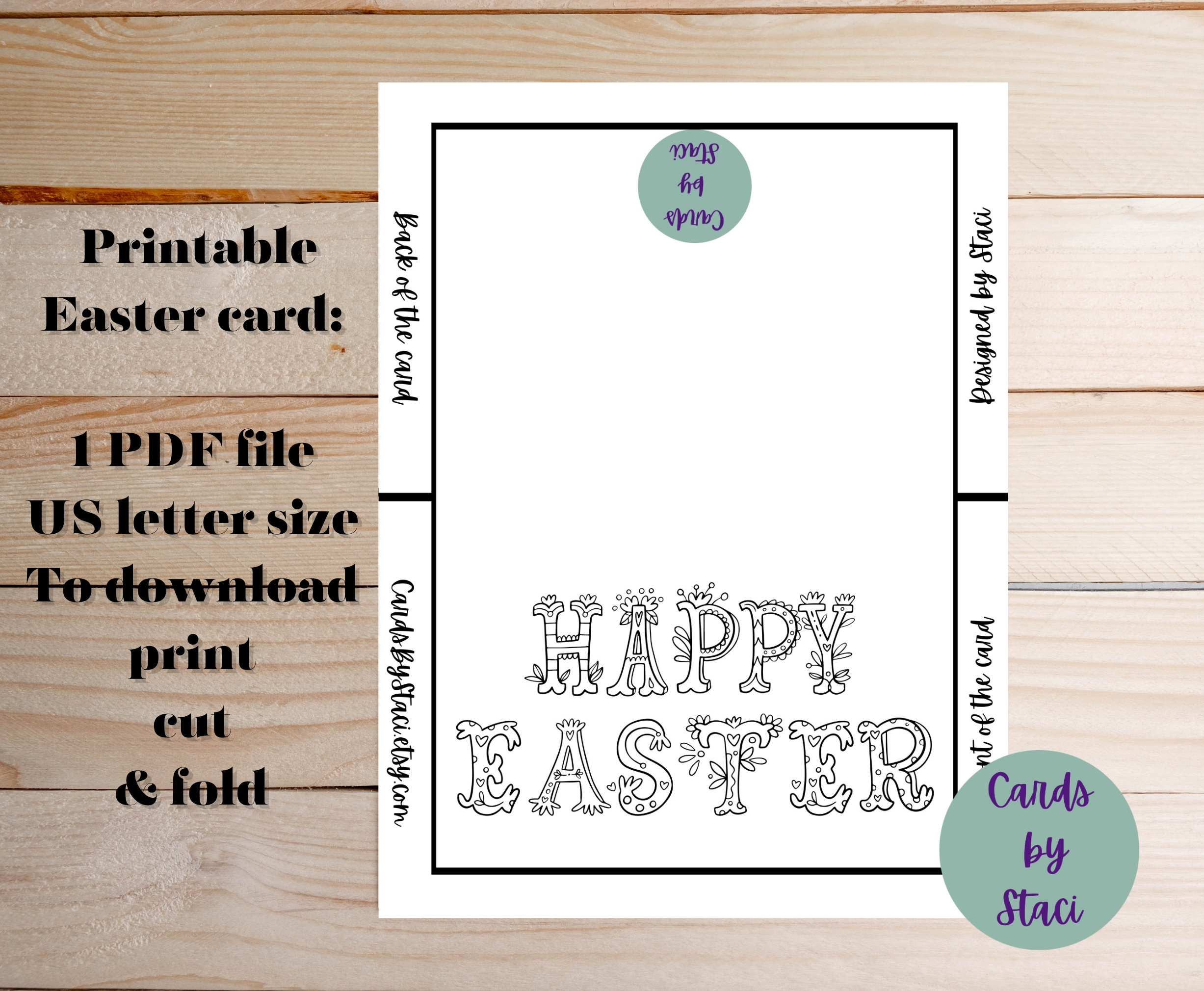 Printable Greeting Cards | Instant Download Cards for Birthdays ...