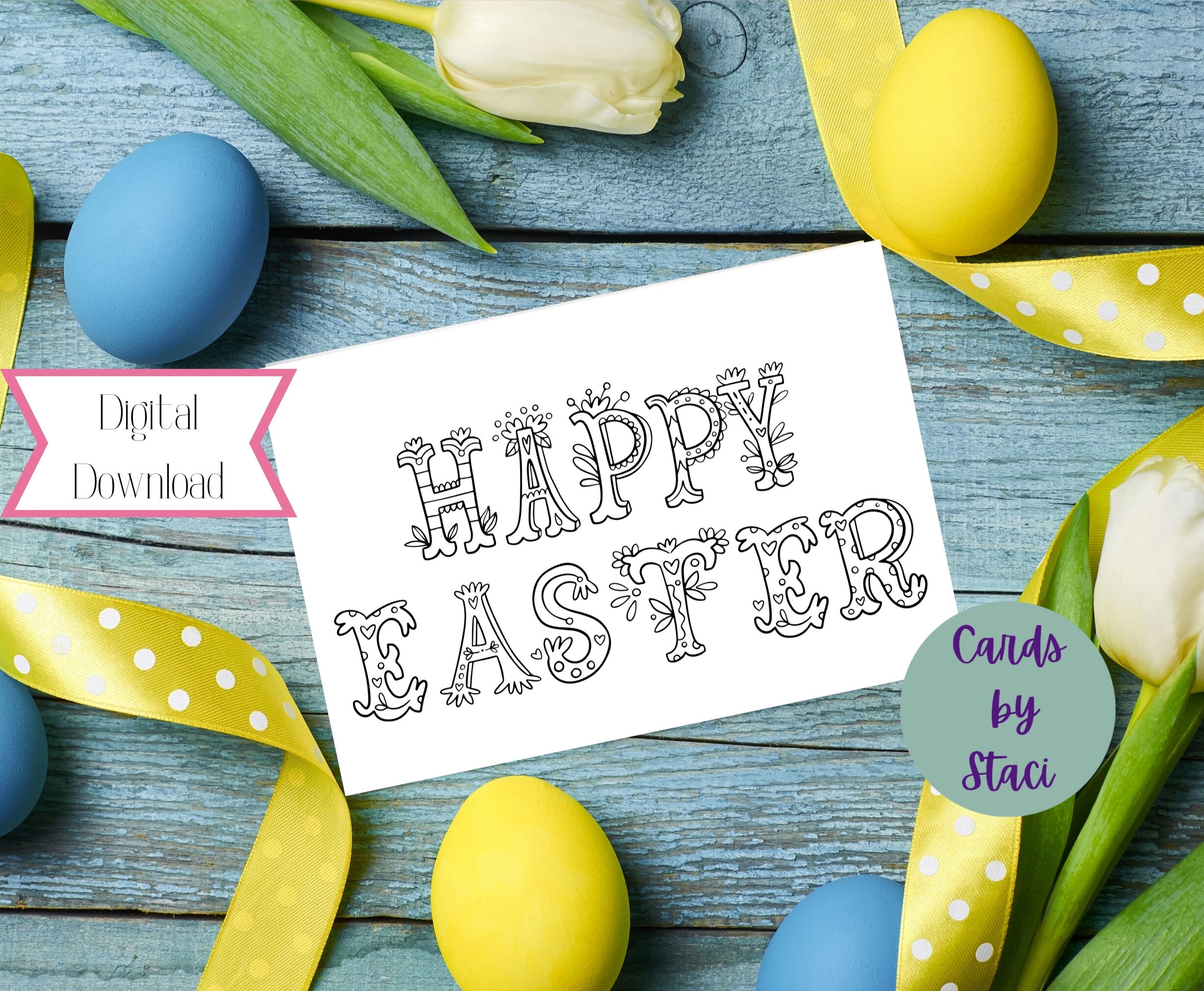 Printable Greeting Cards | Instant Download Cards for Birthdays ...
