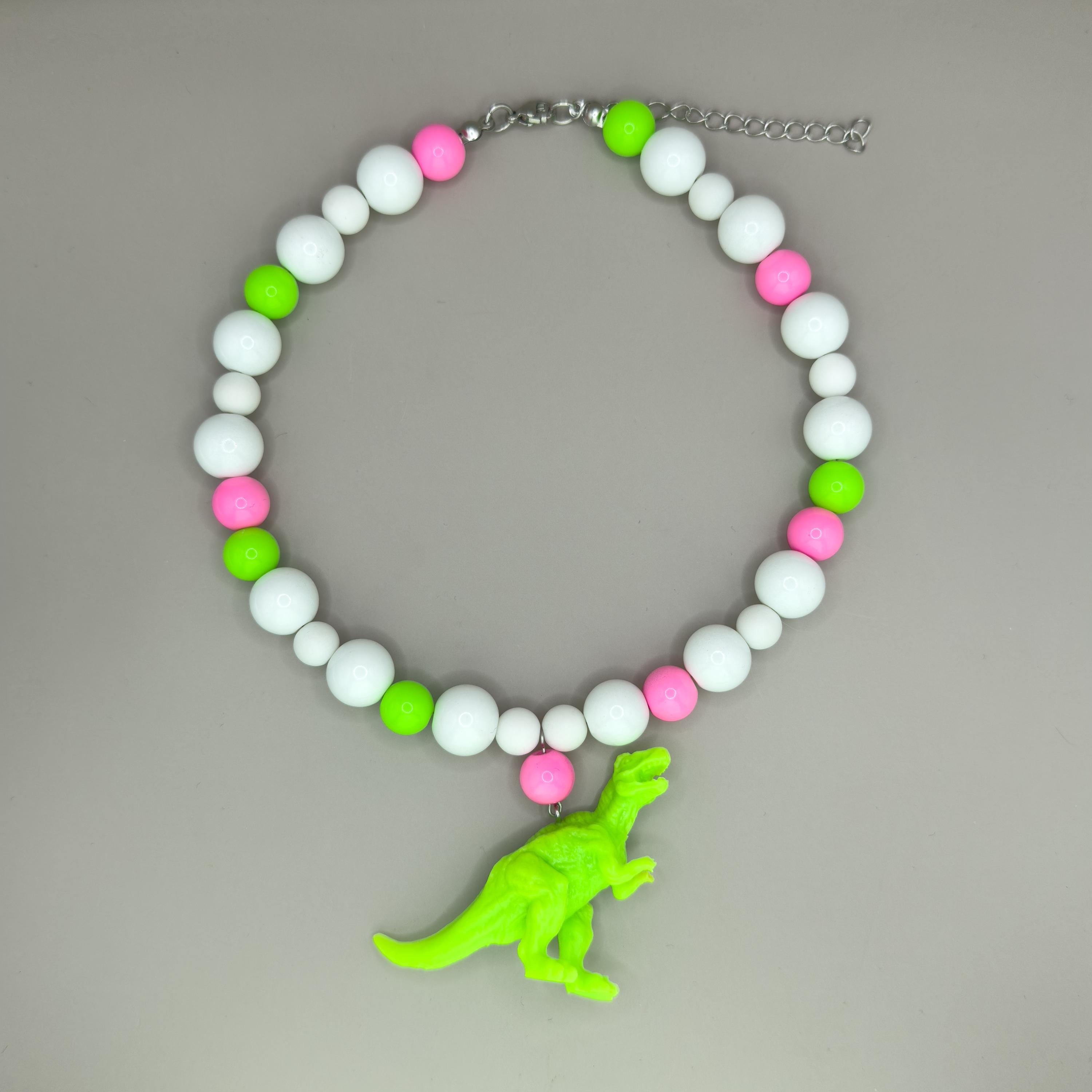 Acid Neon Dinosaur Dino Jurassic Park Kawaii Kidcore Toy Upcycled ...