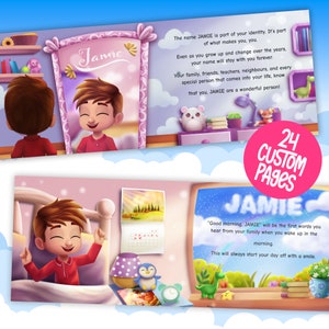 Name Book Personalized Childrens Book, Custom Book With Name, Name Gift ...