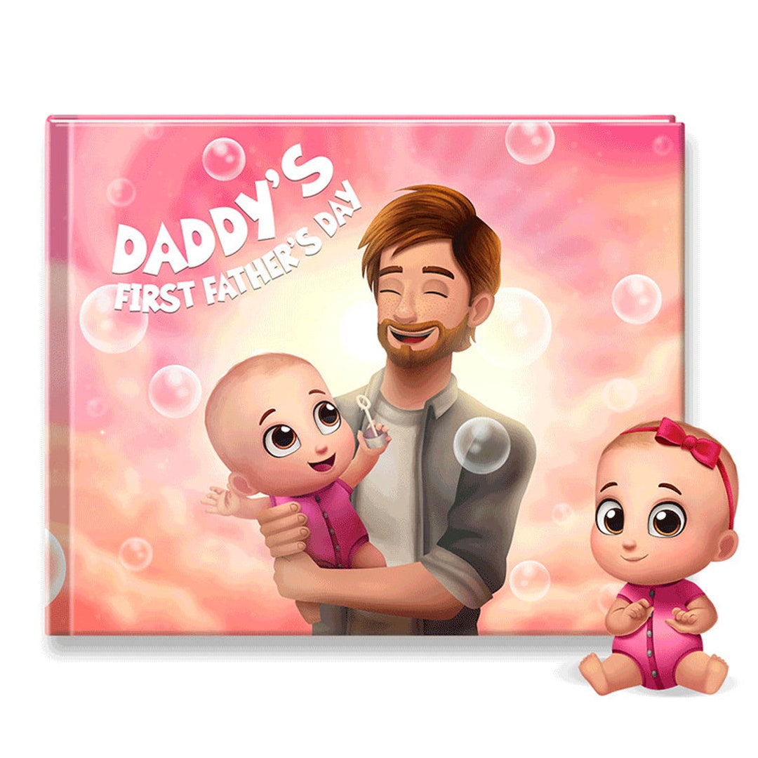 Fathers Day Book, First Fathers Day Gift for New Dads, Custom Story ...