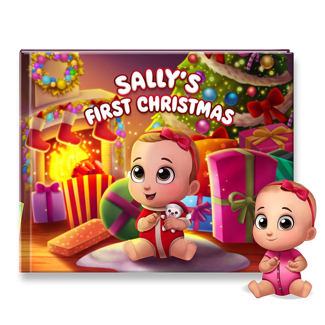 First Christmas Personalized Story Book for Babies - Makes A Special ...