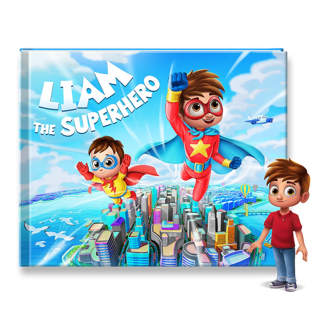 Superhero Personalized Children's Story Book, Custom Gift for Boys ...