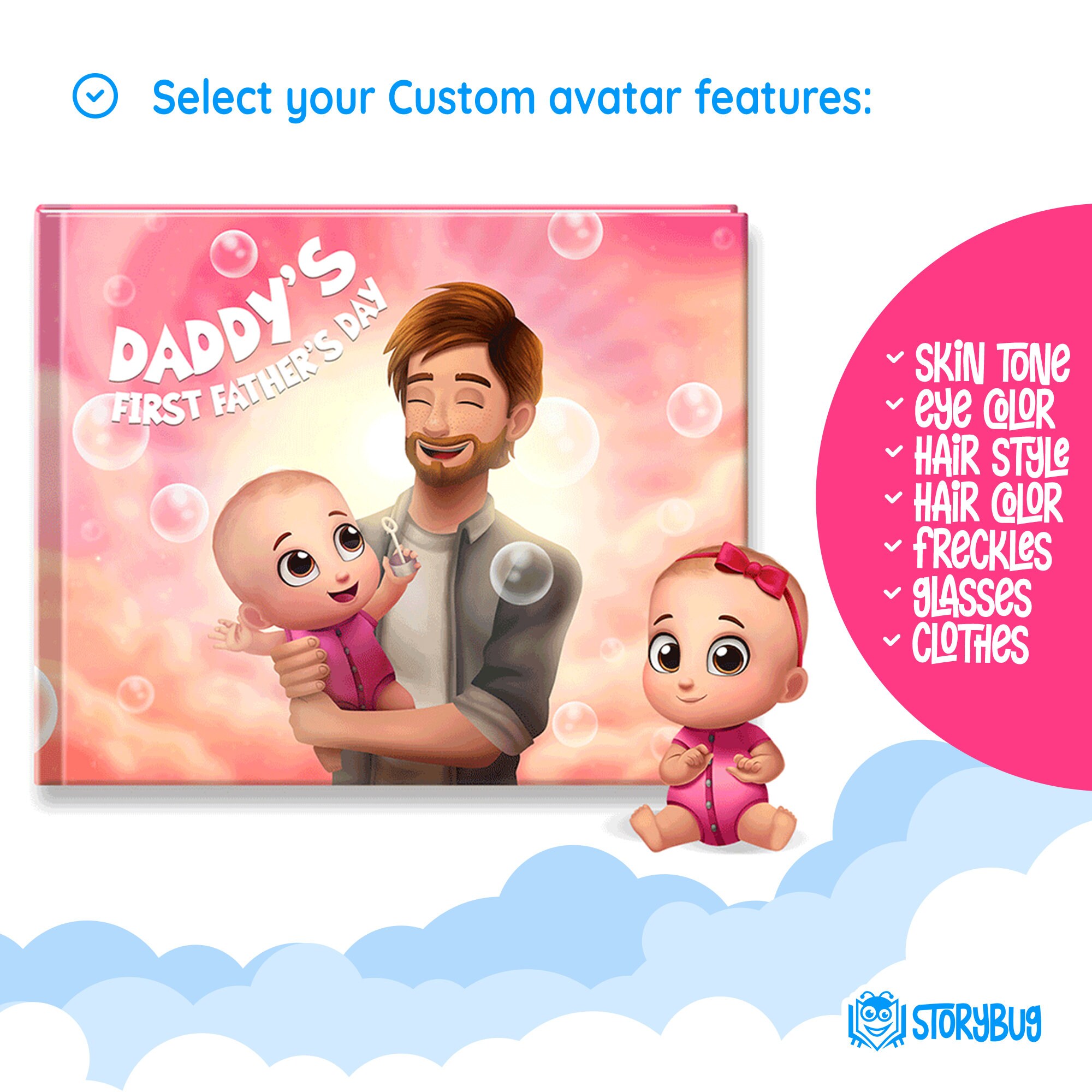 Fathers Day Book, First Fathers Day Gift for New Dads, Custom Story ...