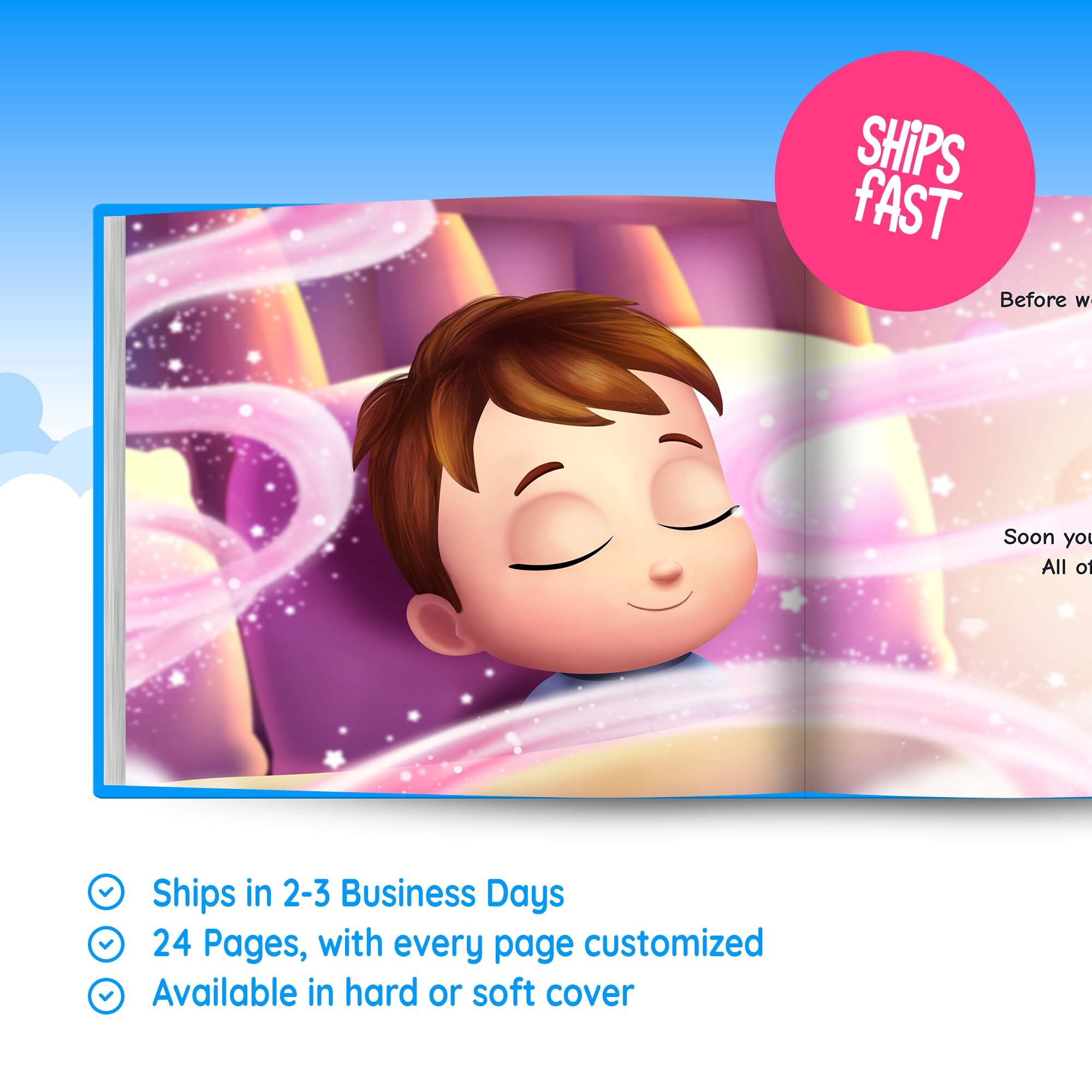 Bedtime Story Book Personalized Children's Story Book - Custom Story ...