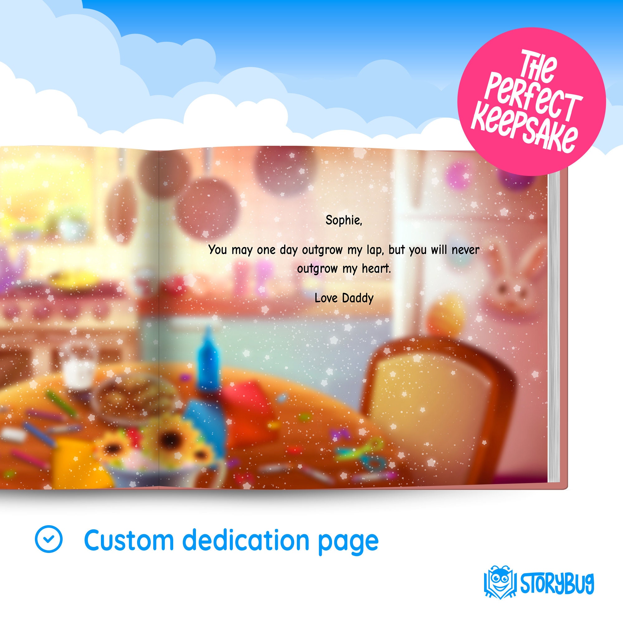 Fathers Day Book, First Fathers Day Gift for New Dads, Custom Story ...