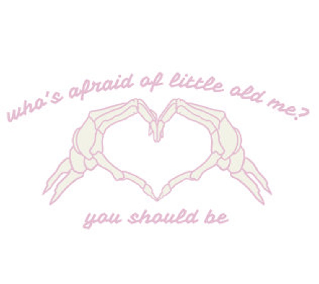Who's Afraid of Little Old Me- TTPD PNG - Etsy