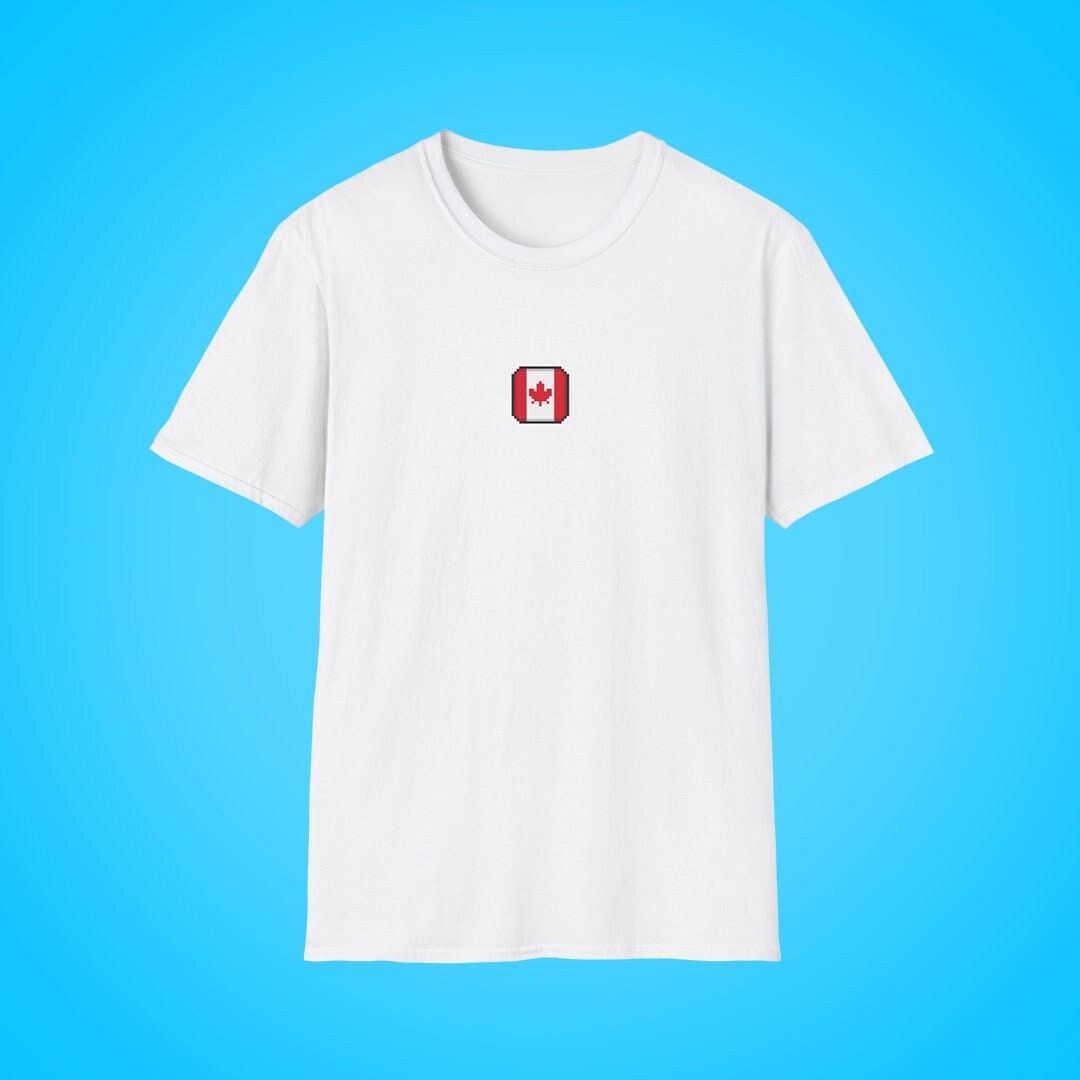 Canadian Pixelated Flag - Etsy