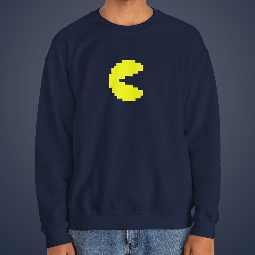 Pac-man Sweater, Retro Gaming Clothing - Etsy