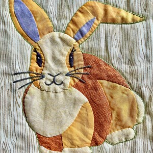 Bunny Applique Pattern - Etsy