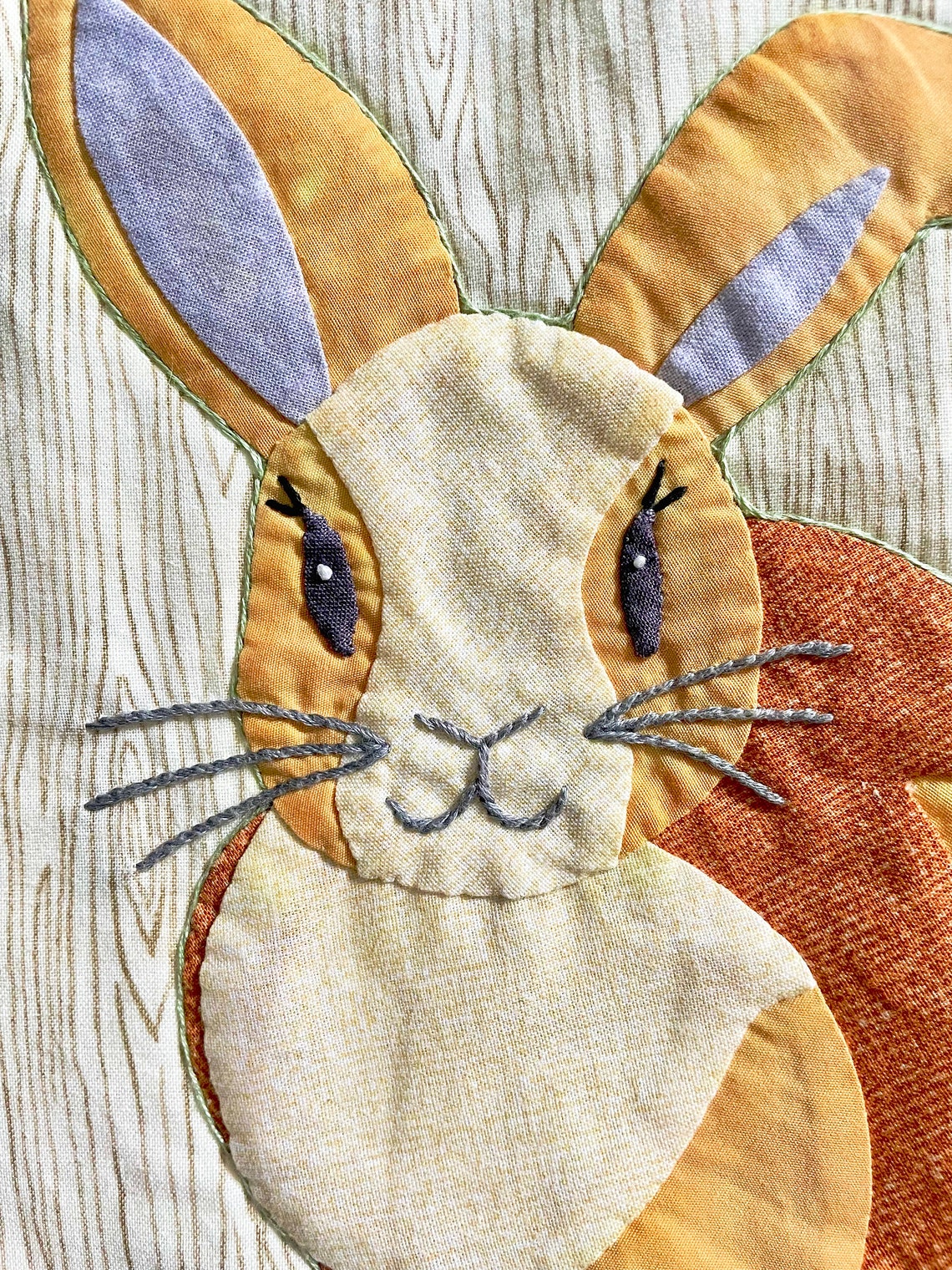 Bunny Applique Pattern - Etsy