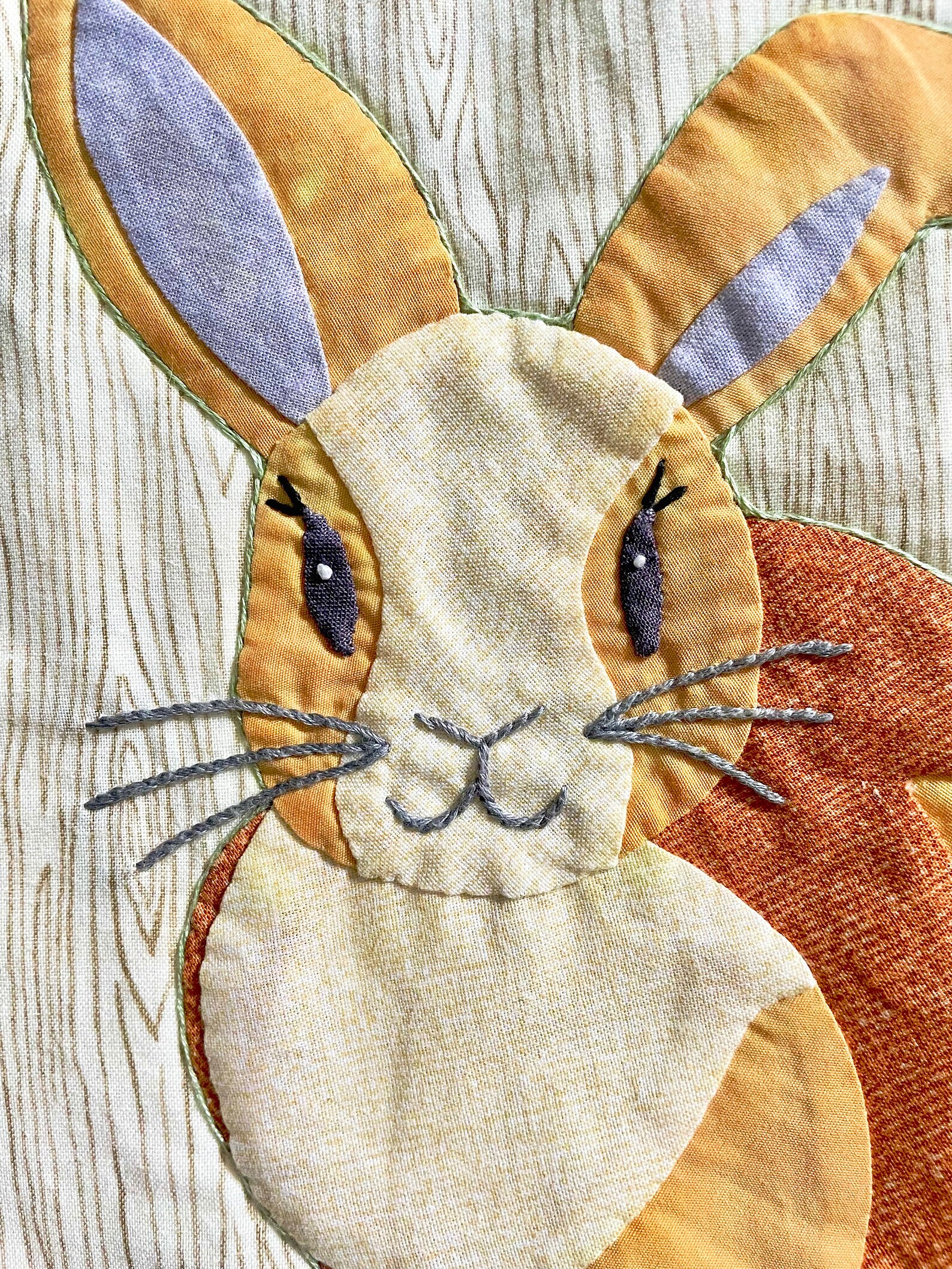 Bunny Applique Pattern - Etsy