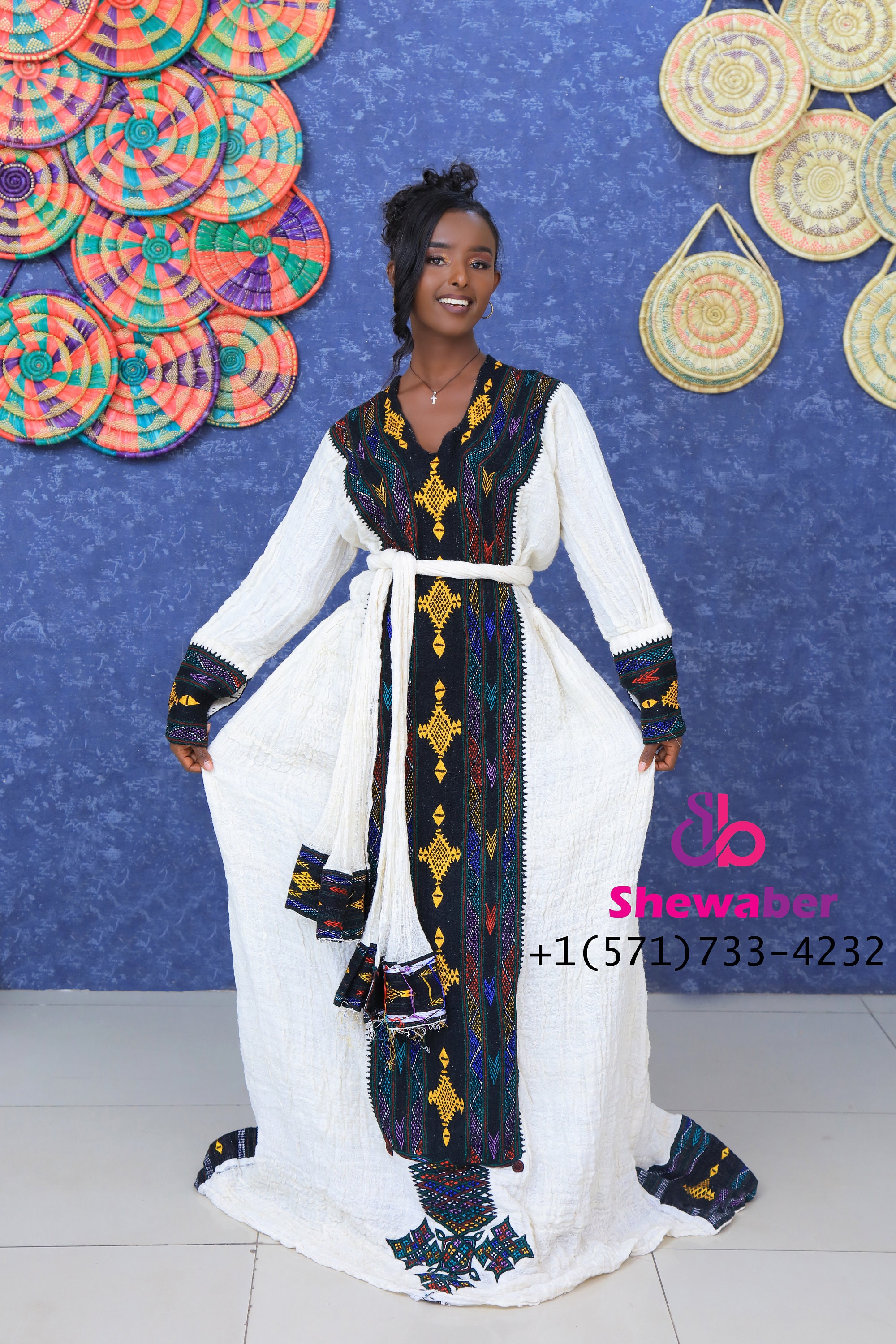 Ethiopian Traditional Women Dress Axum tibeb - Etsy