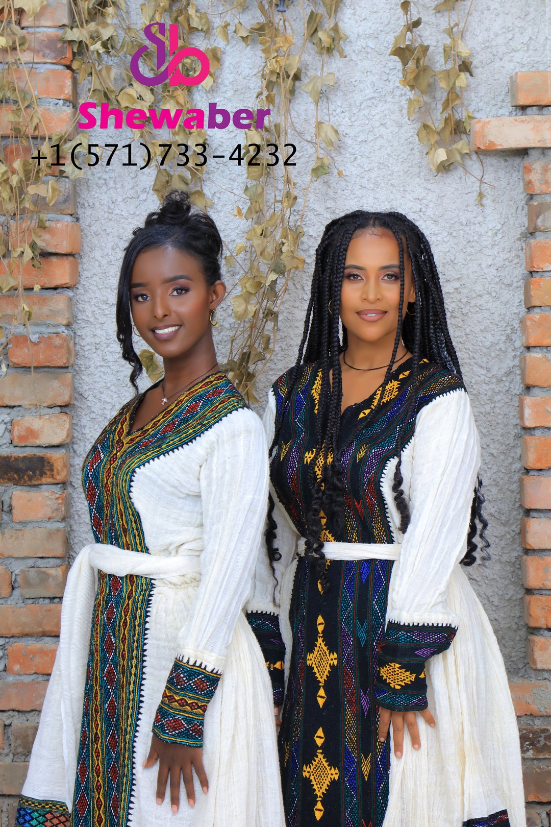 Ethiopian Traditional Women Dress Axum (tibeb) - Etsy
