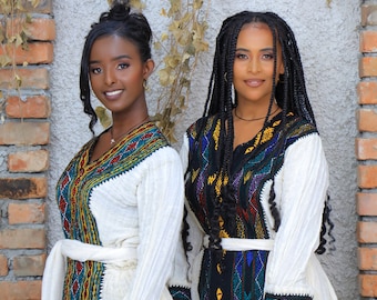 Ethiopian Traditional Women Dress Axum tibeb - Etsy