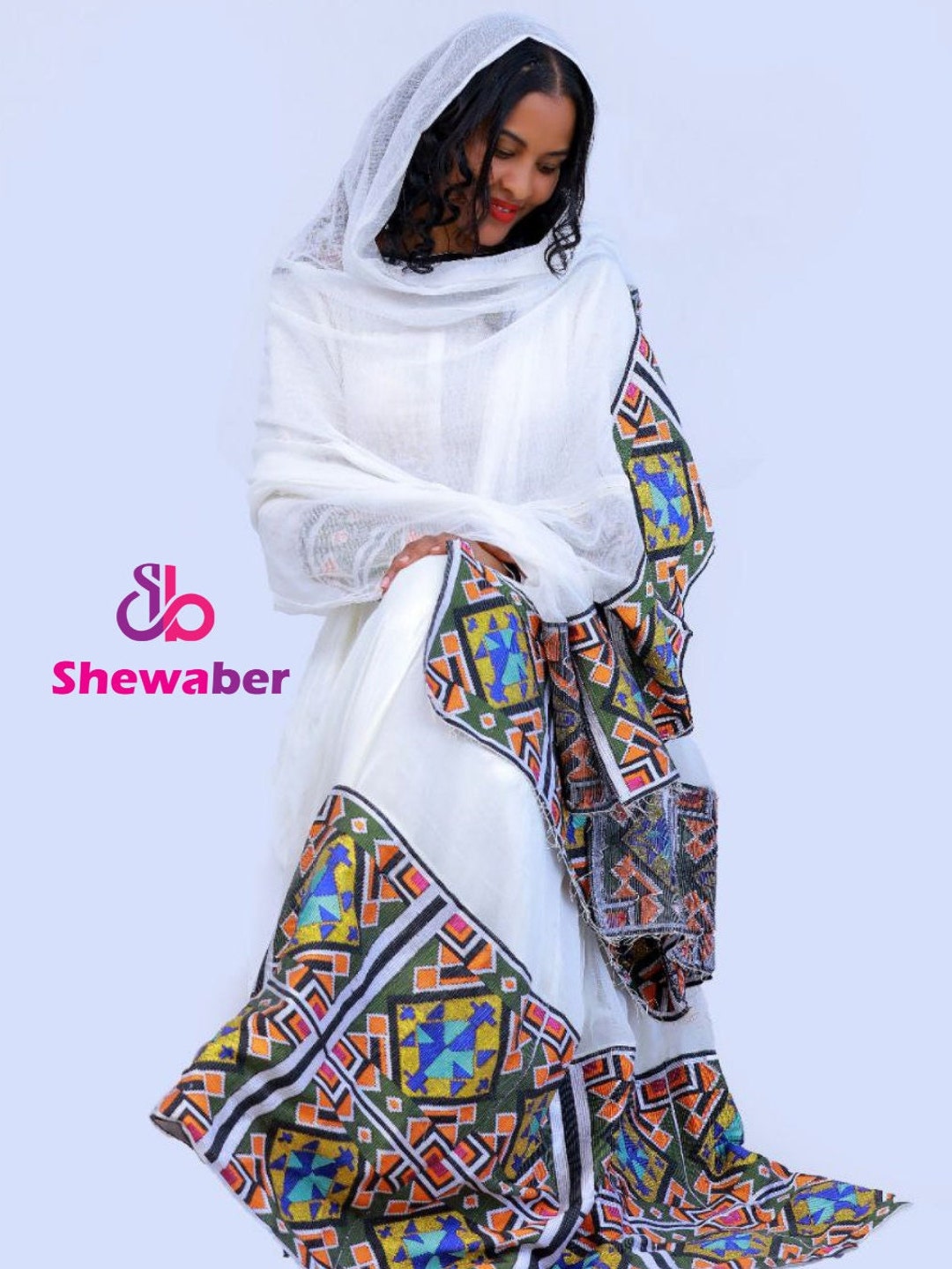 Ethiopian Cultural Dress tibeb - Etsy