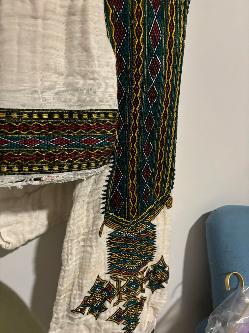 Ethiopian Traditional Women Dress Axum (tibeb) - Etsy