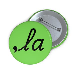 Comma La Pin Kamala Harris 2024 Political Button Election Nominee Pin ...